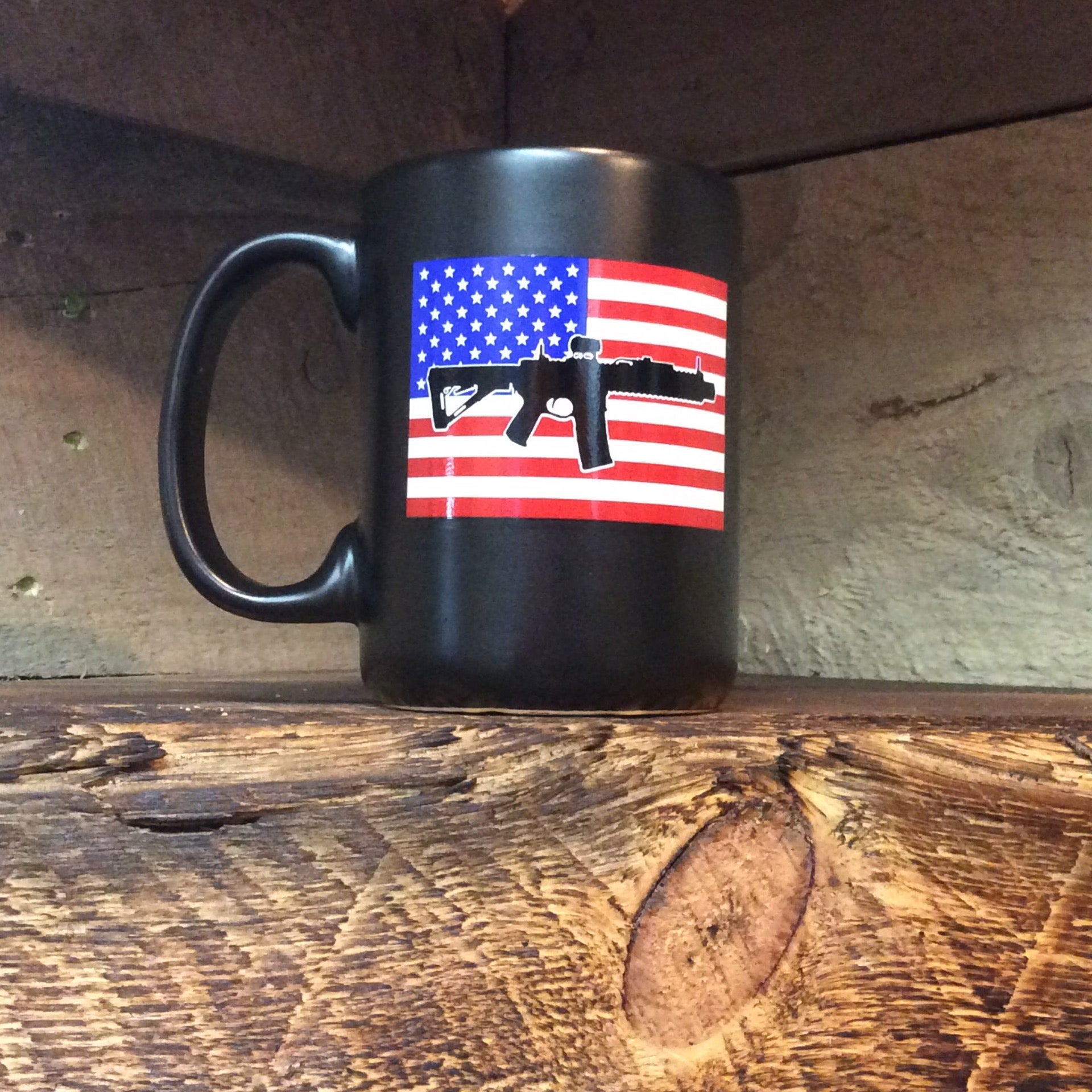RWB AR FLAG MUG | Liv'n Green Supply